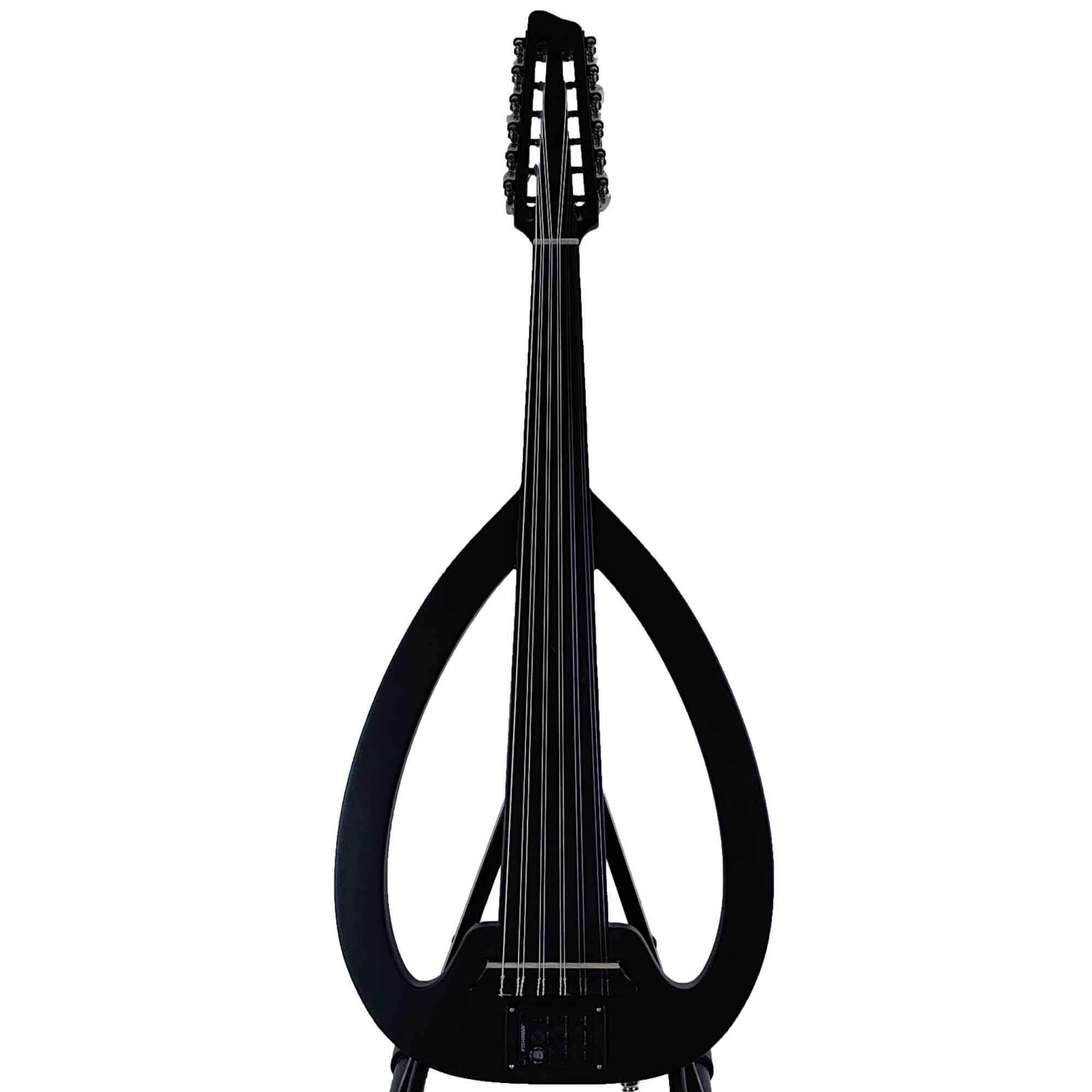 Turkish Electric Oud (Silent Oud) Clasic Desing Black Pearl ELC11T ...